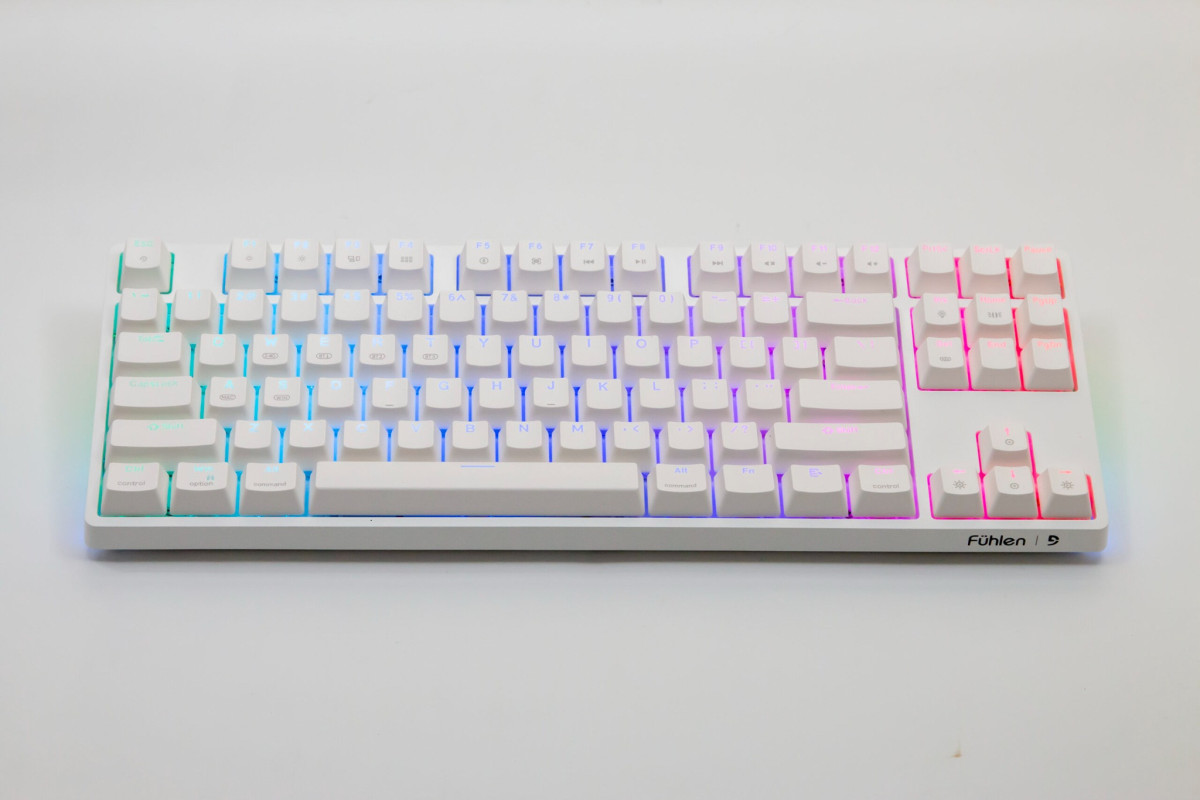 Bàn Phím Wireless Fuhlen T87S Pro RGB White
